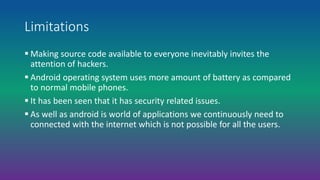 Android operating system | PPTX