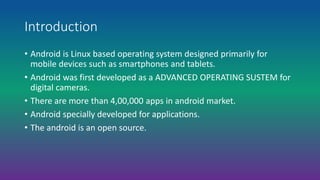 Android operating system | PPTX