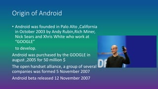 Android operating system | PPTX
