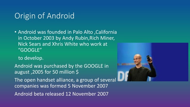 Android operating system | PPTX