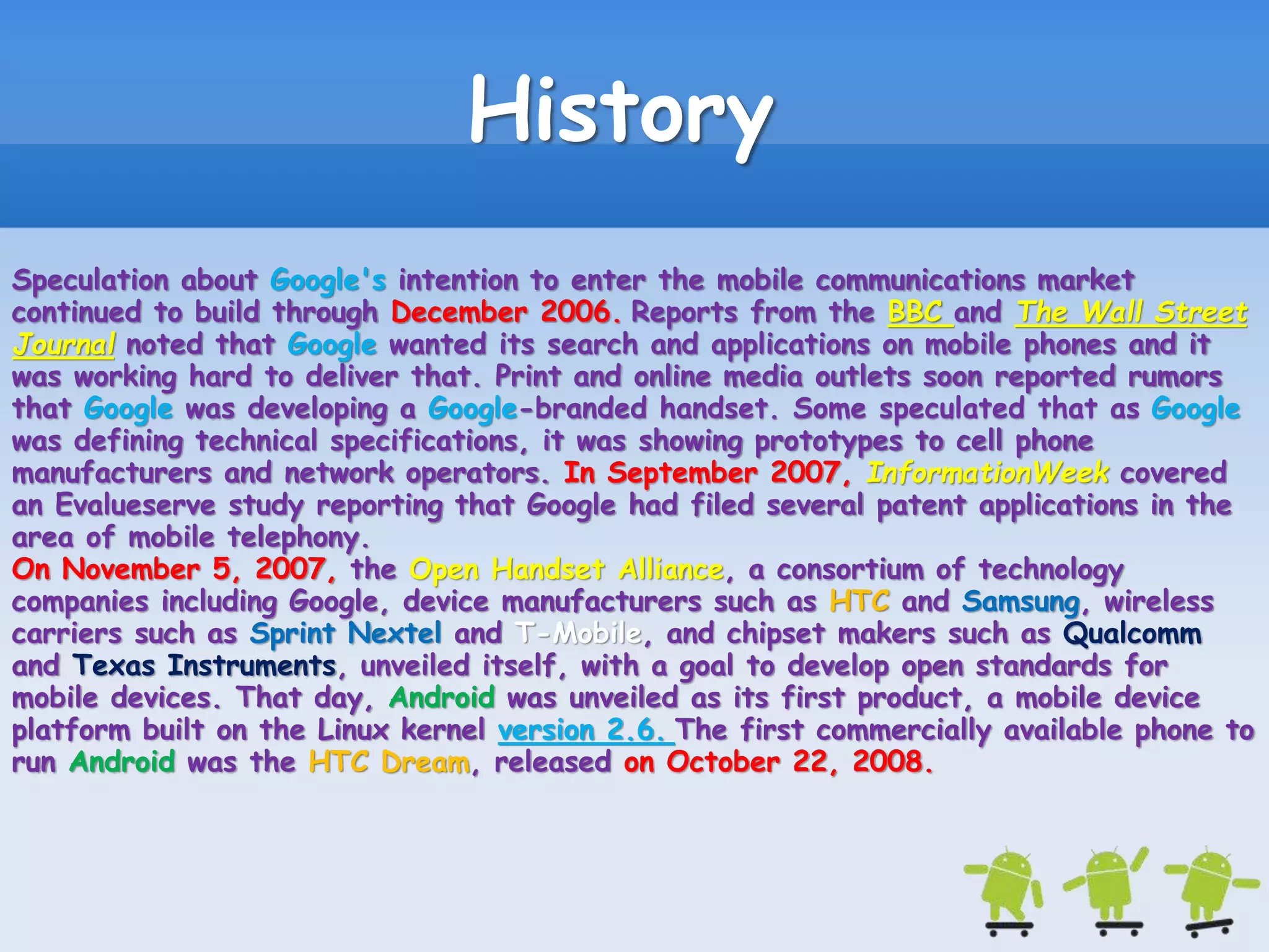 Android Operating Systemppt