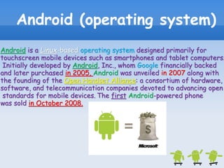 Android operating system.ppt