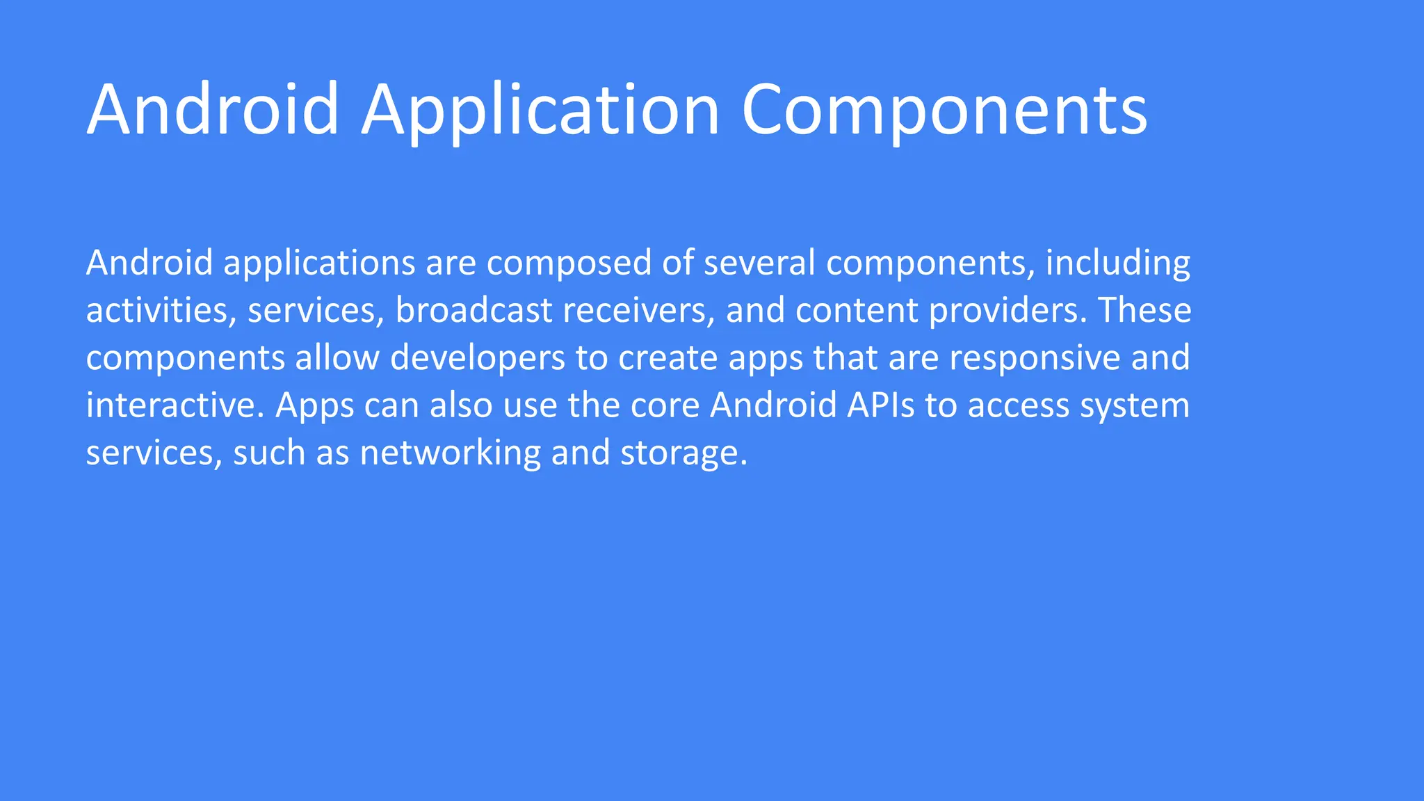 Mobile operating system (Android ) .pptx