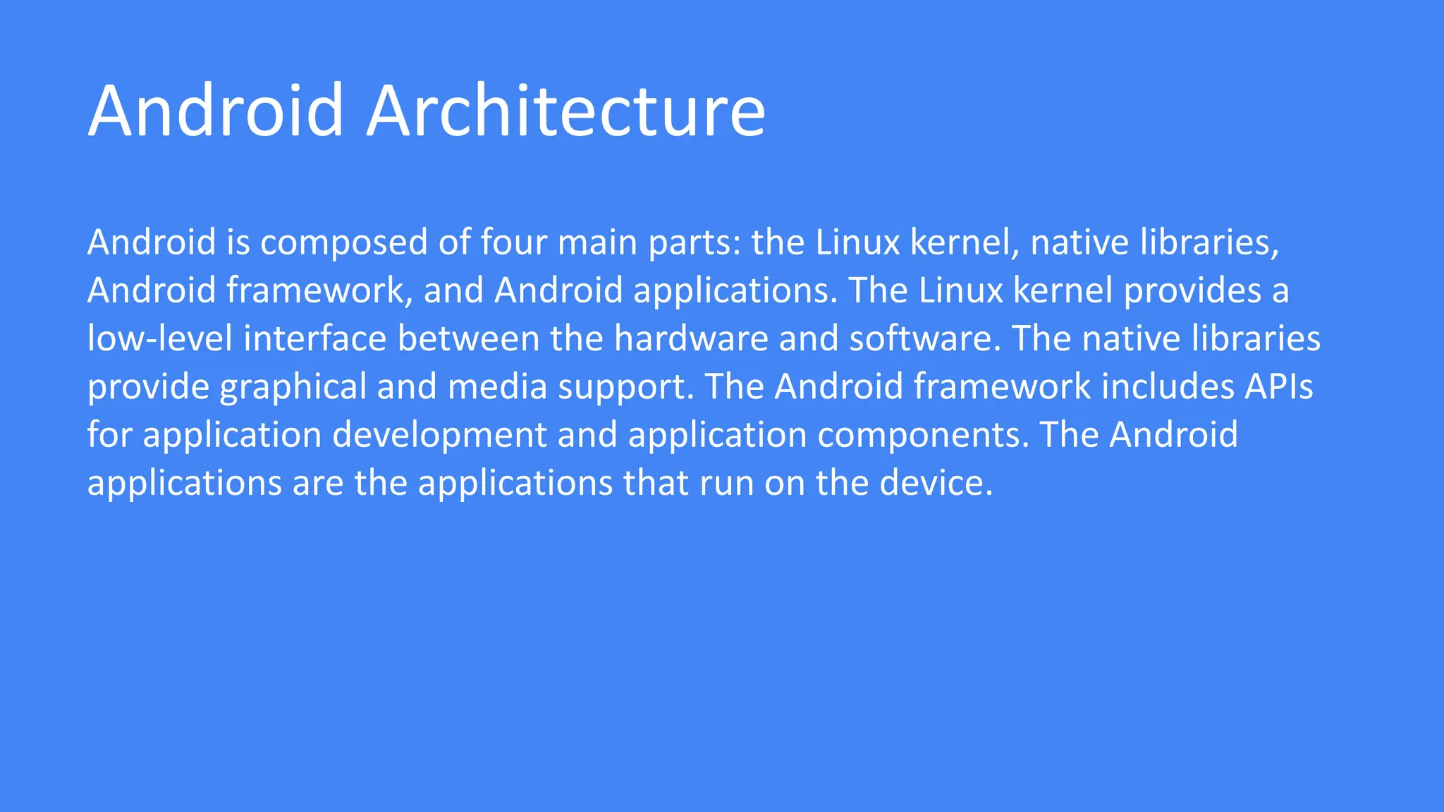 Mobile operating system (Android ) .pptx