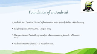 Android operating system | PPTX