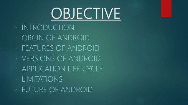 Android operating system seminar ppt | PPTX | Operating Systems ...