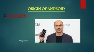 Android operating system seminar ppt | PPTX | Operating Systems | Computer Software and Applications