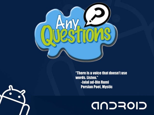 Android o ppt | PPTX