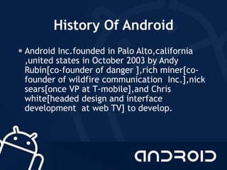 Android o ppt | PPTX