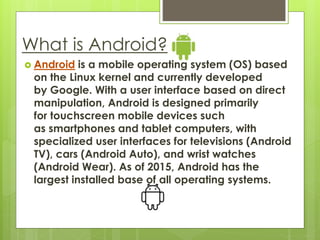 Android OS - Simple pres. | PPT