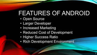 Android Operating System(OS) | PPTX