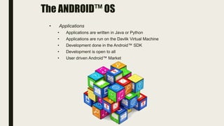 Android os by dallas technologies | PPTX | Operating Systems | Computer ...