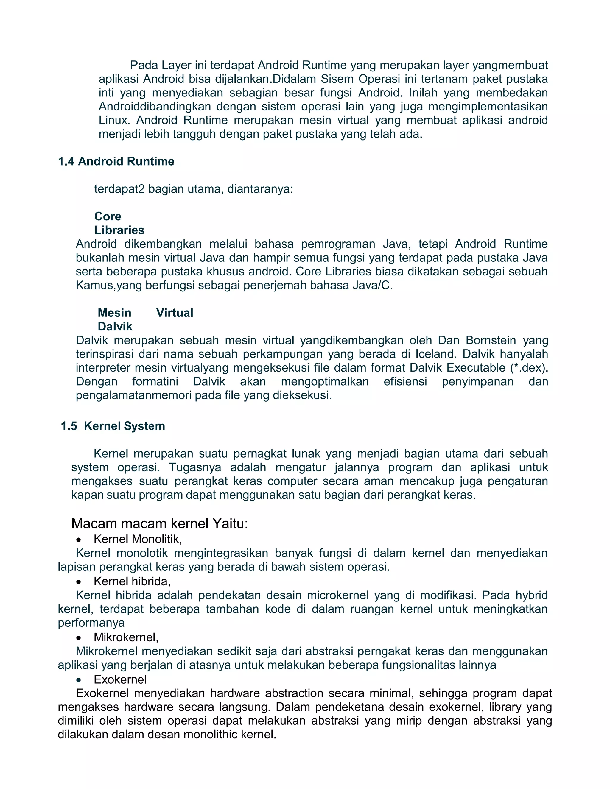Android os kernel_structure_memory_manager | PDF