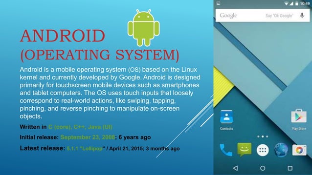 Android OS version history | PPT