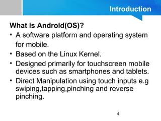Android os & versions | PPT