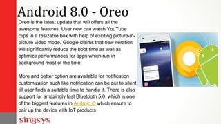 Android OS - The Journey of most popular Operating System | PPT