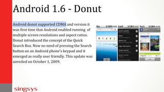 Android OS - The Journey of most popular Operating System | PPT