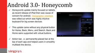 Android OS - The Journey of most popular Operating System | PPT