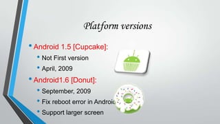 Android overview | PPT