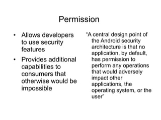 Android overview | PPT