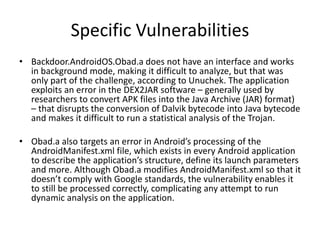Android overview | PPT