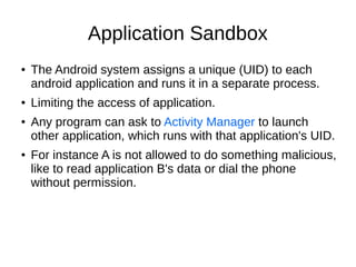 Android permission system | ODP