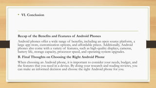 Android Phones.pdf | Operating Systems | Computer Software and Applications