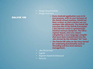 Android platform | PPT
