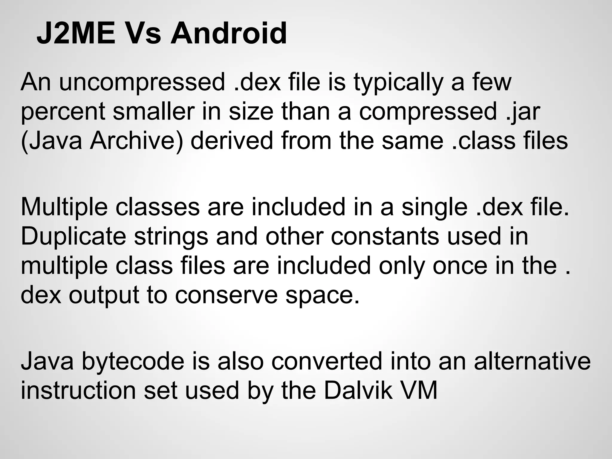 Android Platform Architecture | PPT