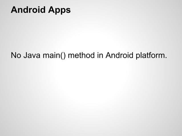 Android Platform Architecture | PPT