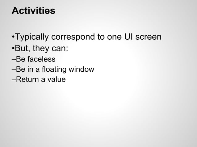 Android Platform Architecture | PPT