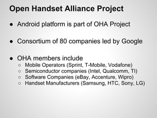 Android Platform Architecture | PPT