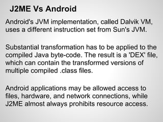 Android Platform Architecture