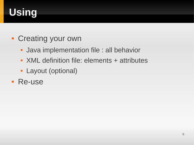 Android platform widgets | PDF