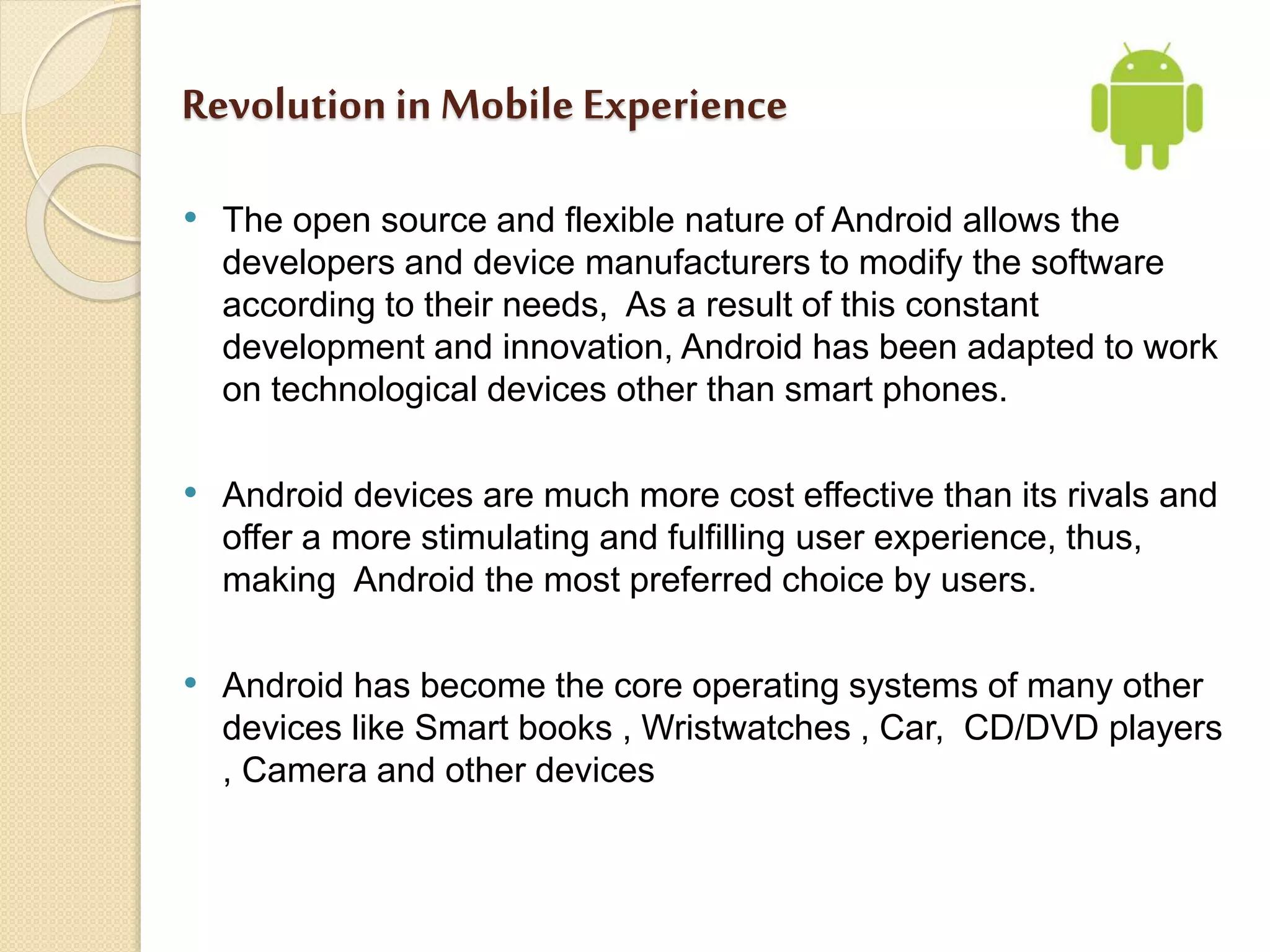 Presentation On Android OS | PPTX