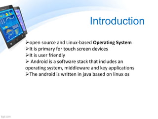 Android ppt | PPT