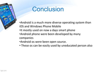 Android ppt | PPT