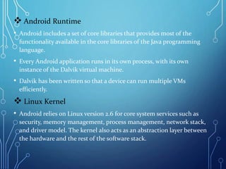 Introduction to Android ppt | PPTX