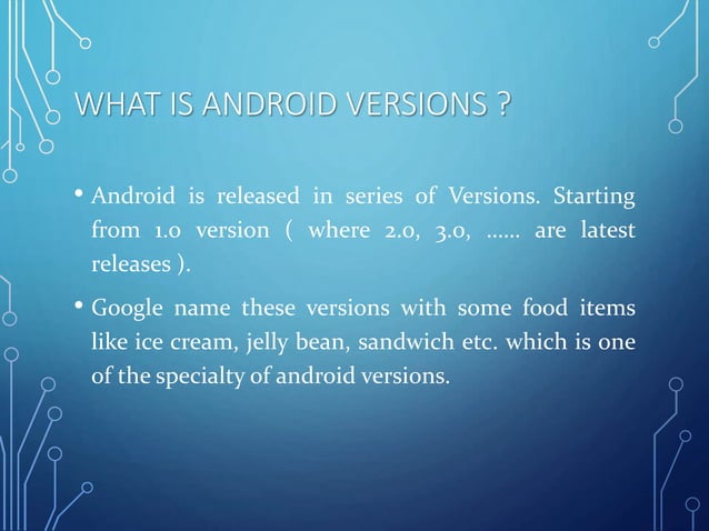 Introduction to Android ppt | PPTX