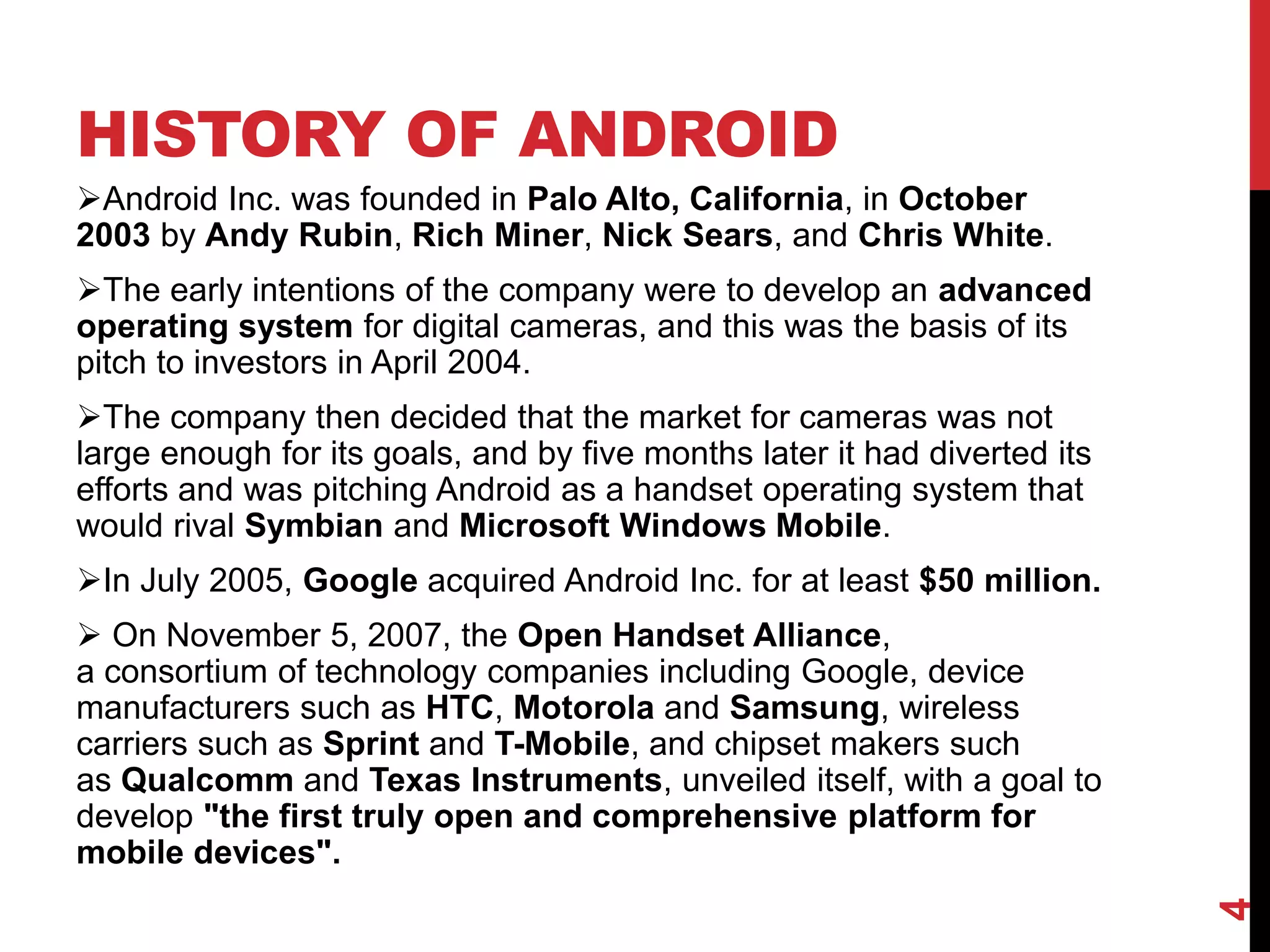 Android - An Operating System | PPTX