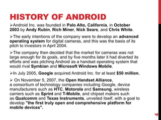 Android - An Operating System | PPTX