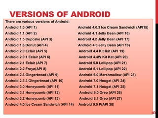 Android - An Operating System | PPTX