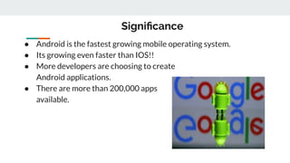 Introduction To Android - PPT | PDF