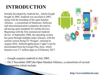Androidppt IEinfotech. | PPT