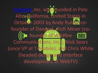 Androidpresentation | PPTX
