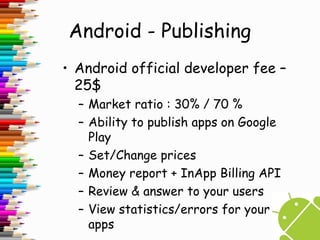 Exposure to Android Development | PPT