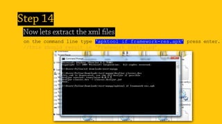 Extract source code from an Android apk file | PPT