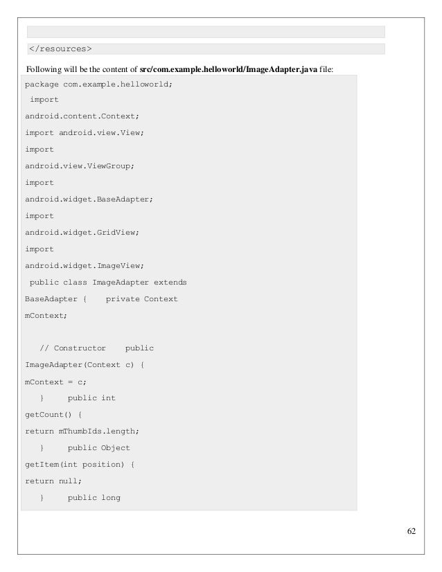 Android project report learning np complete