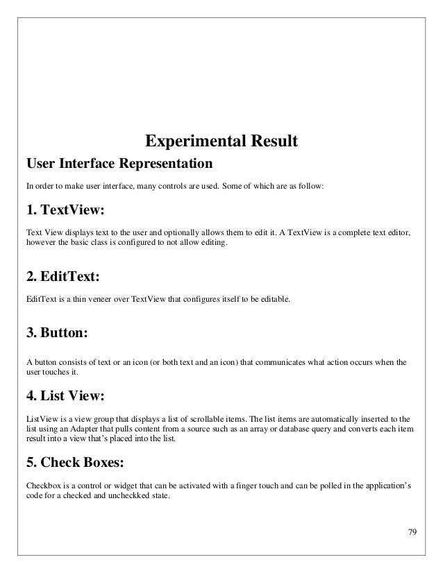 Android project report learning np complete