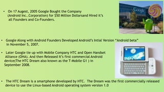 Android PPT Presentation 2018 | PPTX